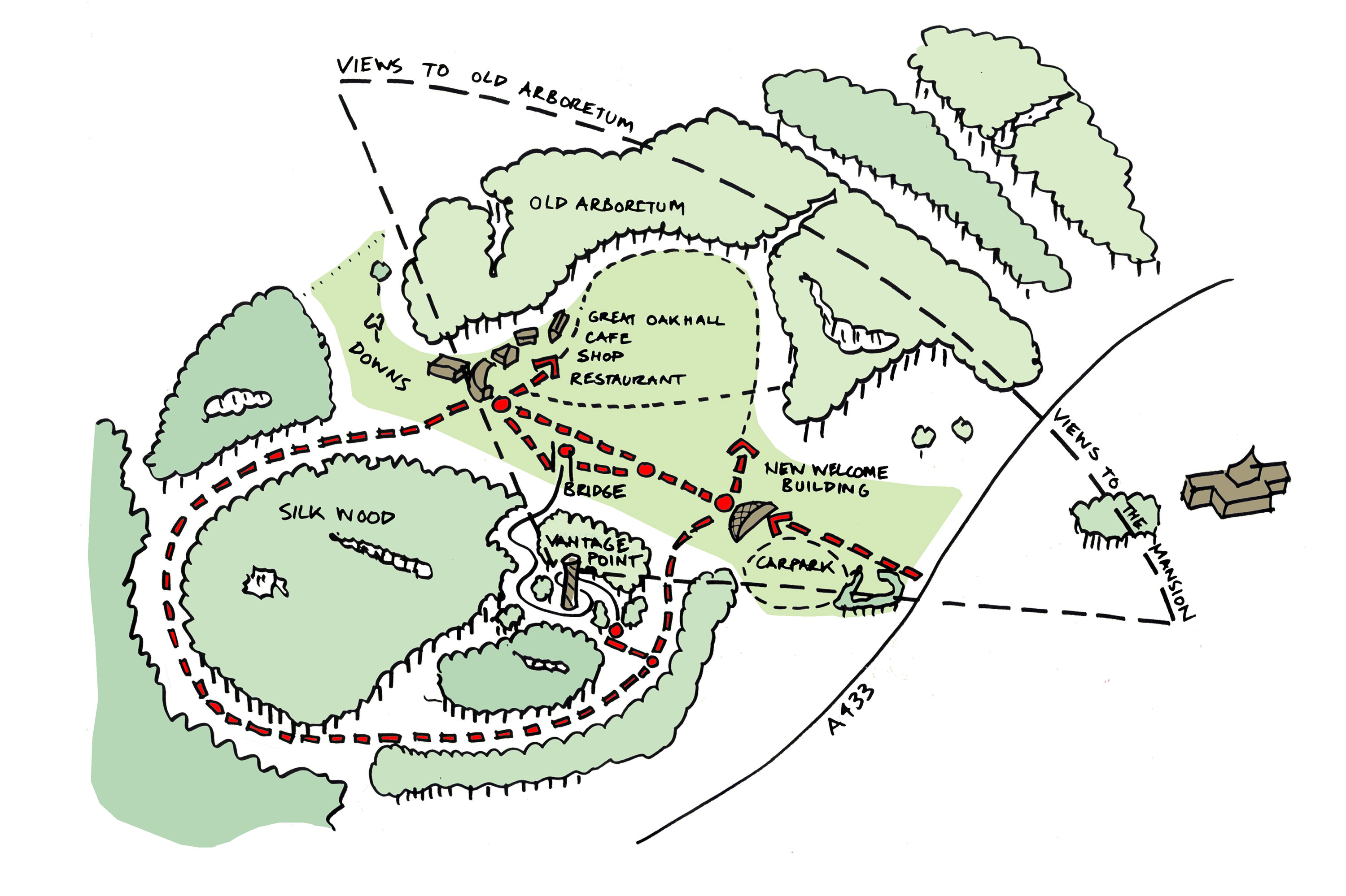 Stihl Treetop Walkway, Westonbirt, The National Arboretum | Howells