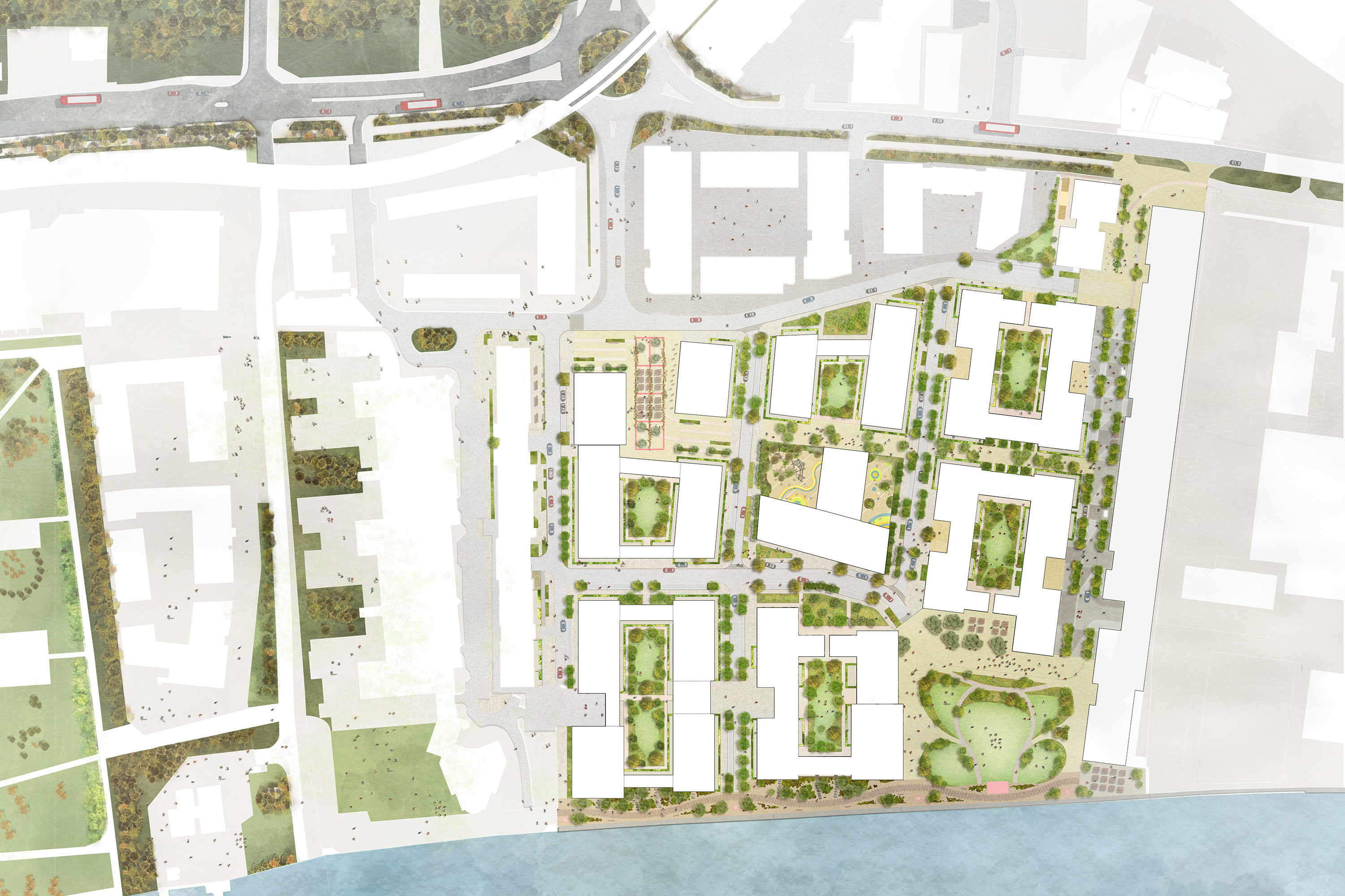 Thames Road: A new riverside quarter for Newham | Howells